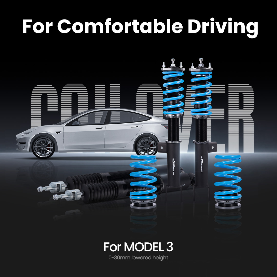 What are coil-overs for Tesla Model 3 - MaXpeedingRods Blog